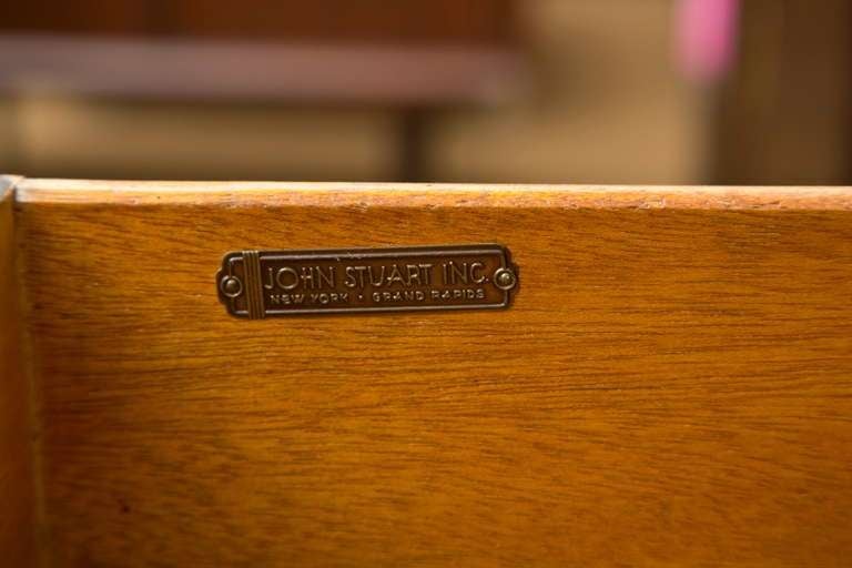 John Stuart Art Deco / Hollywood Regency Style Cabinet at 1stDibs