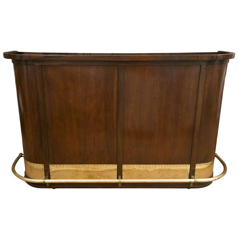 1940's Custom Mahogany Bar at 1stDibs