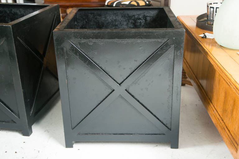 Antique French Iron Planter Boxes at 1stDibs