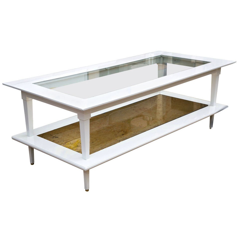 Mid-Century Lacquered Cocktail Table at 1stDibs