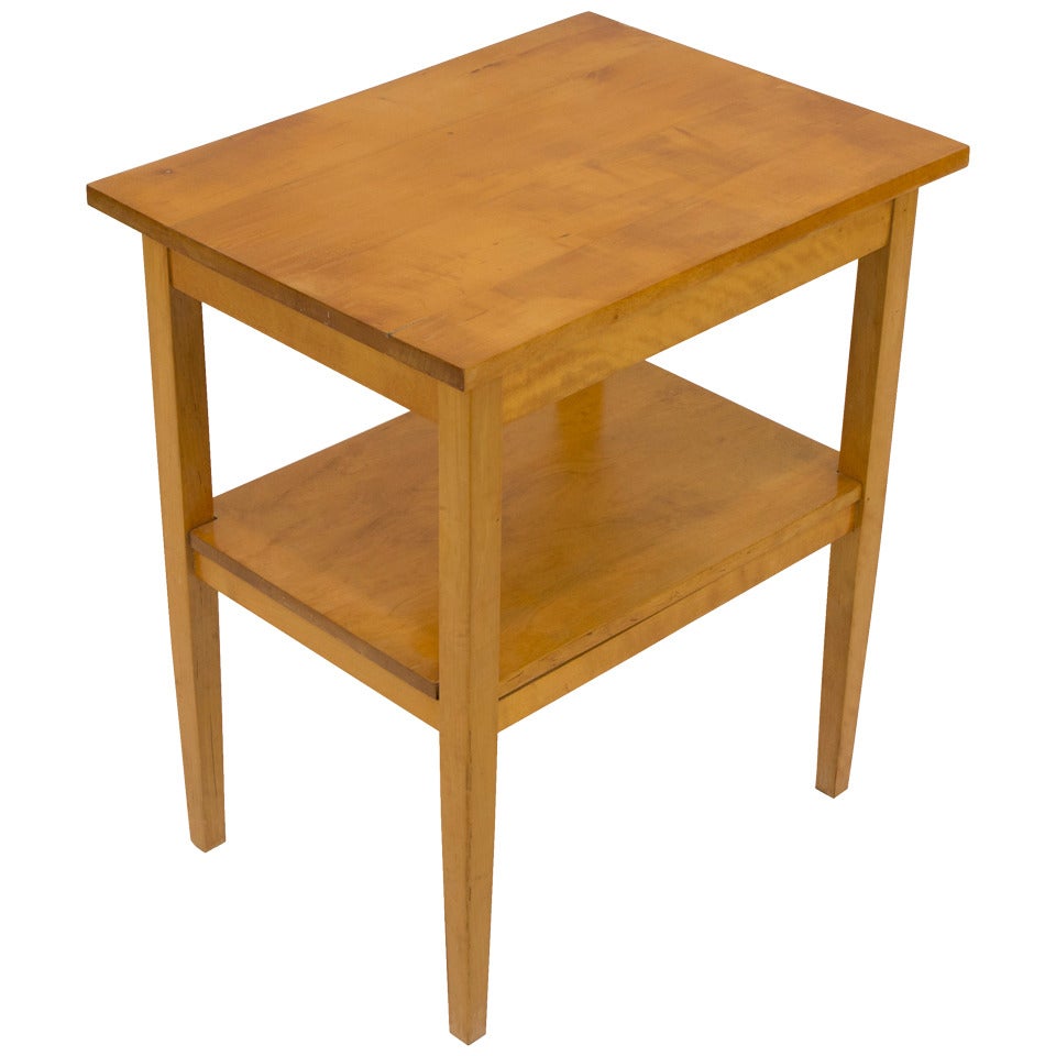 Birch Side Table at 1stDibs