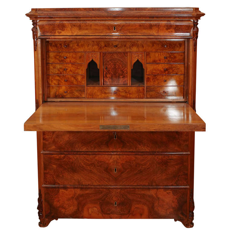 Late Biedermeier Secretary at 1stDibs