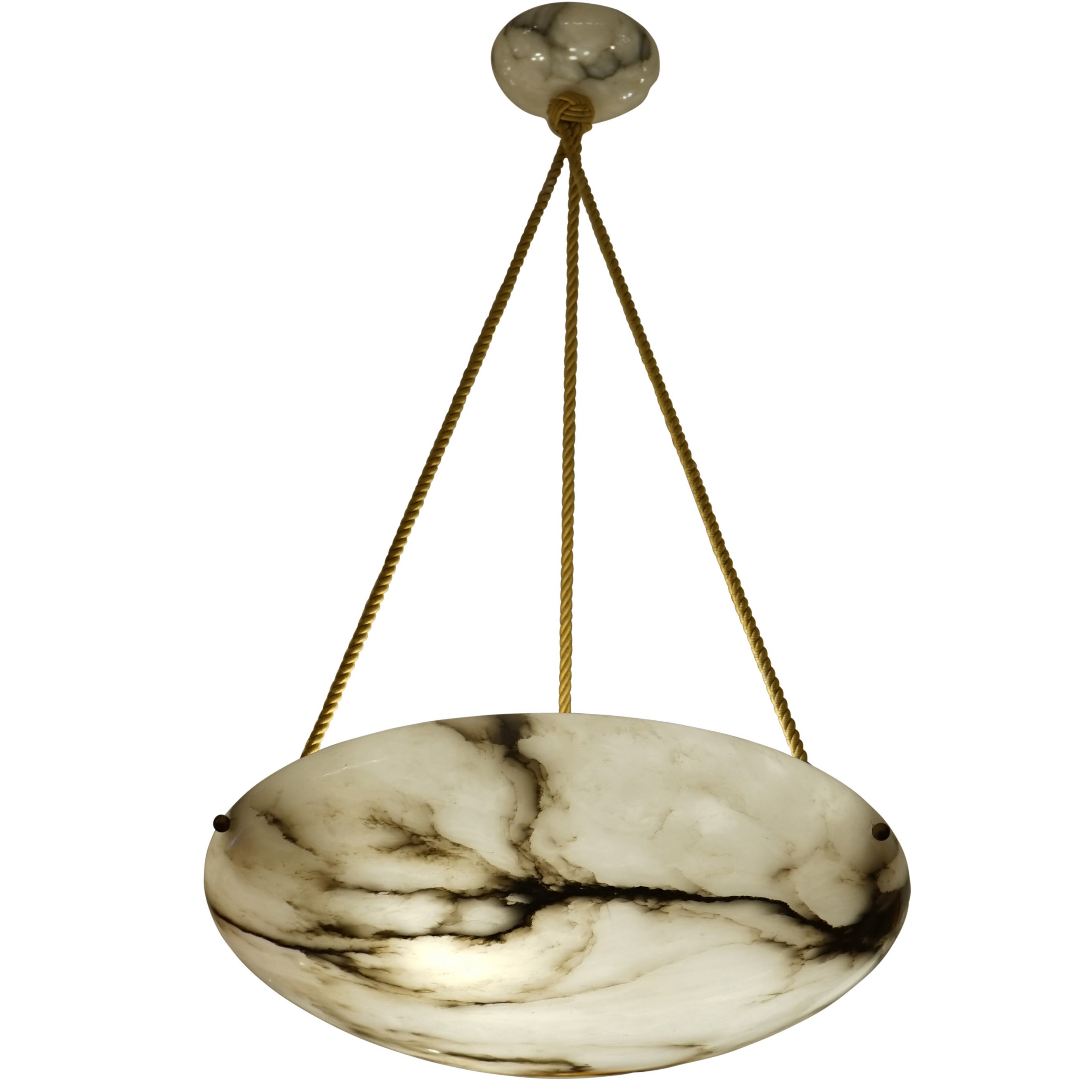 Alabaster Light Fixture at 1stDibs