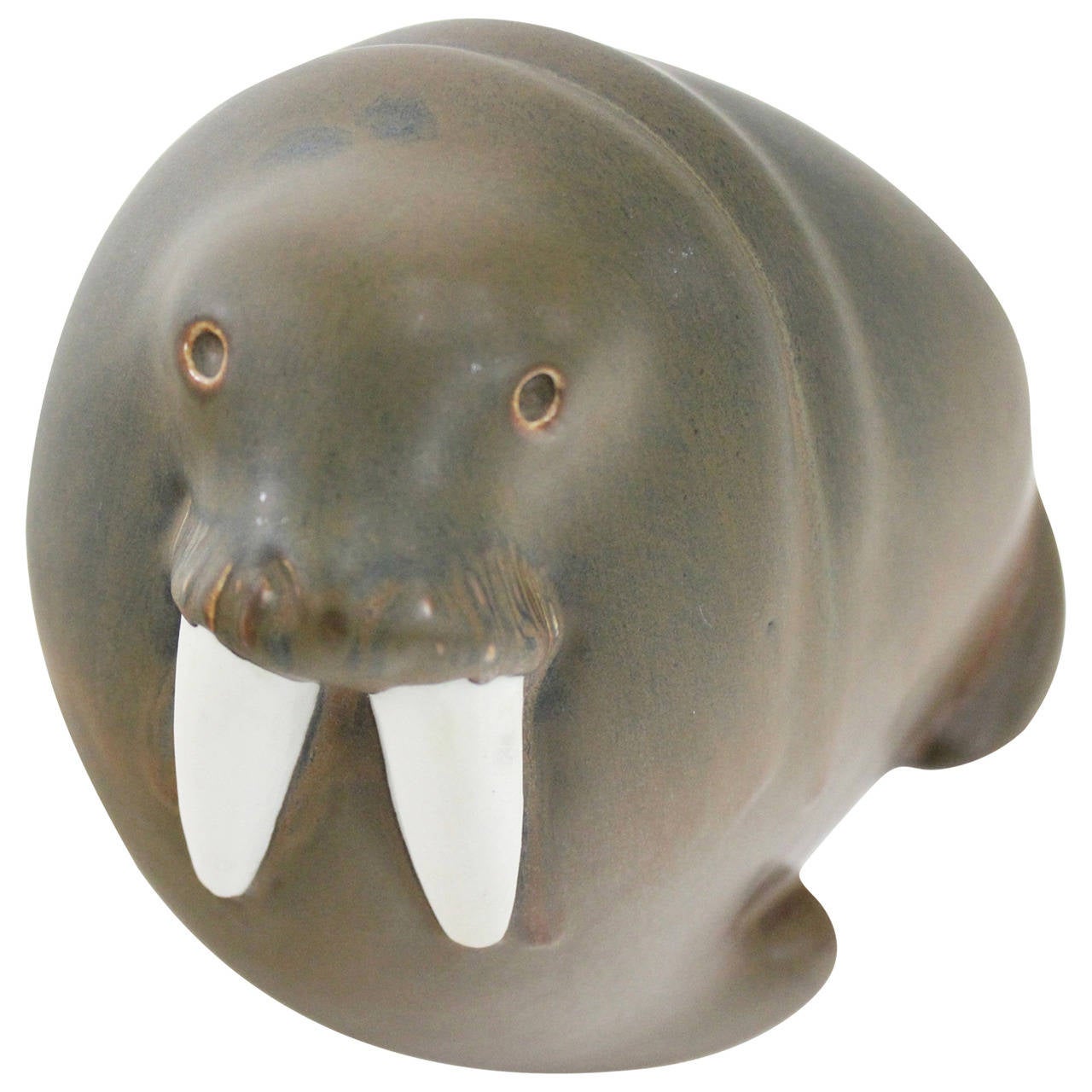 Porcelain Walrus Figurine by Arabia For Sale at 1stDibs