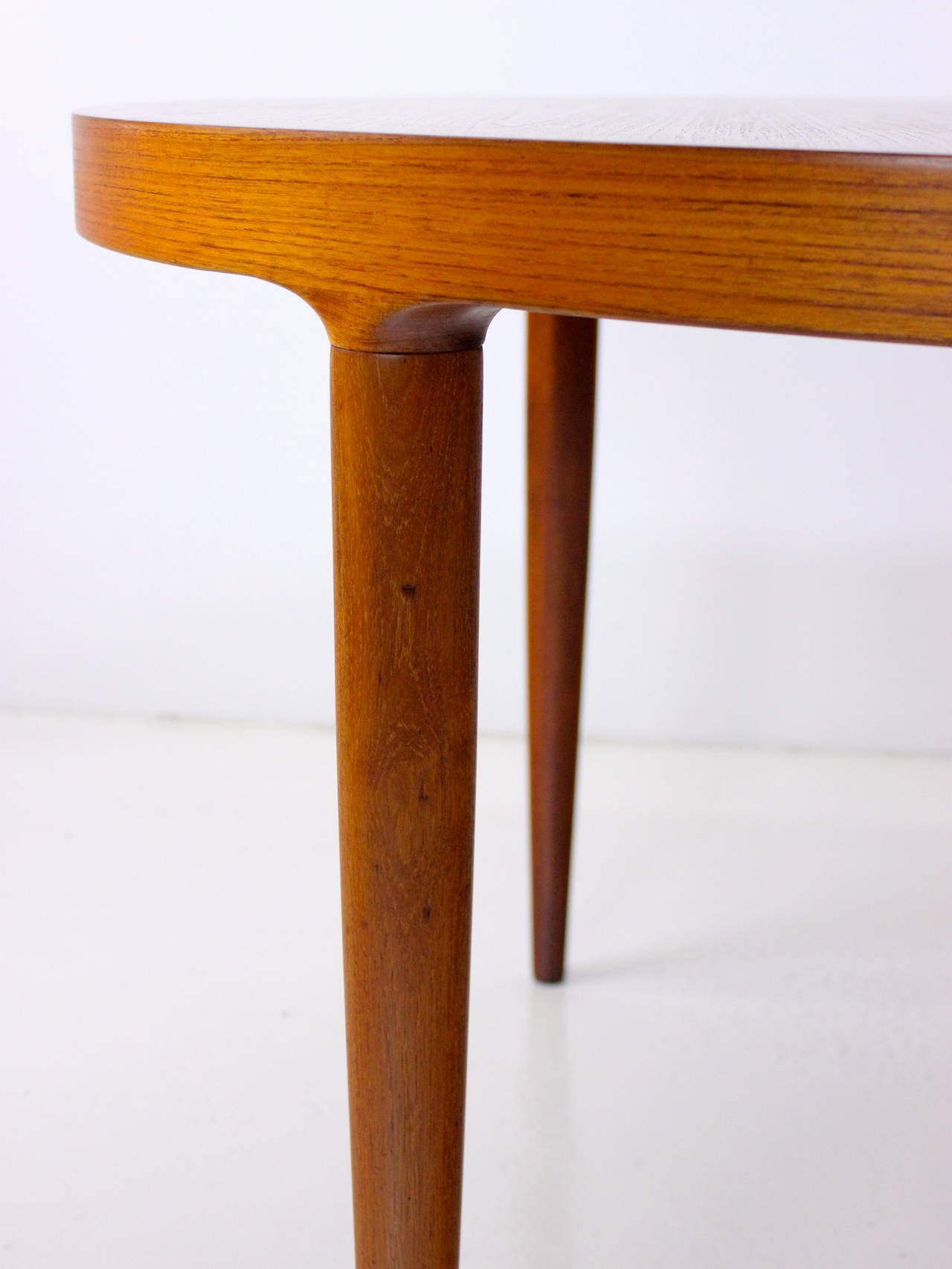 Magnificent Danish Modern Teak Dining or Conference Table For Sale at ...