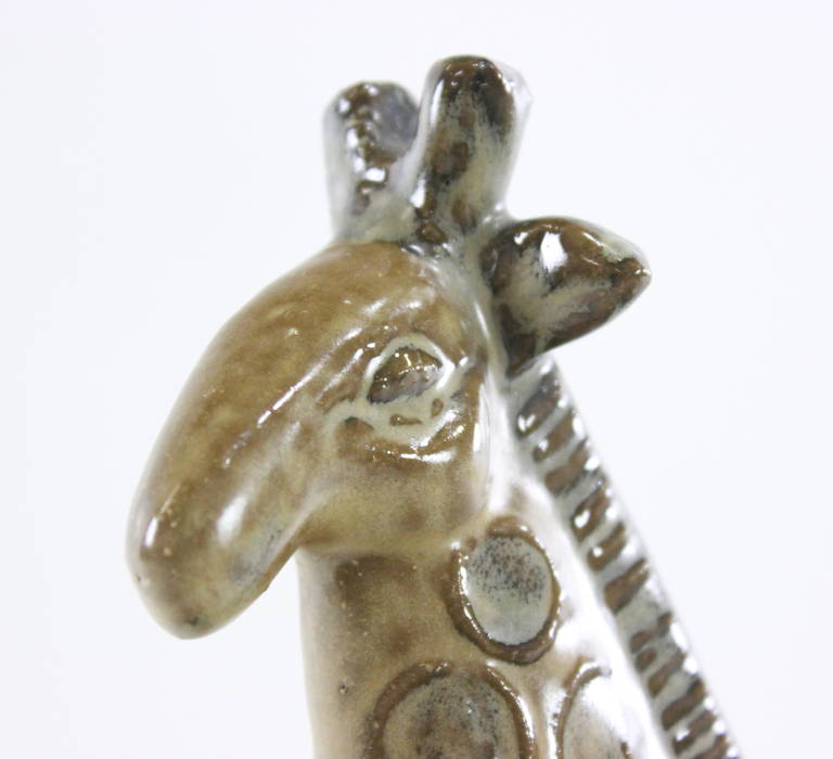 Stoneware Giraffe by Lisa Larson For Sale at 1stDibs