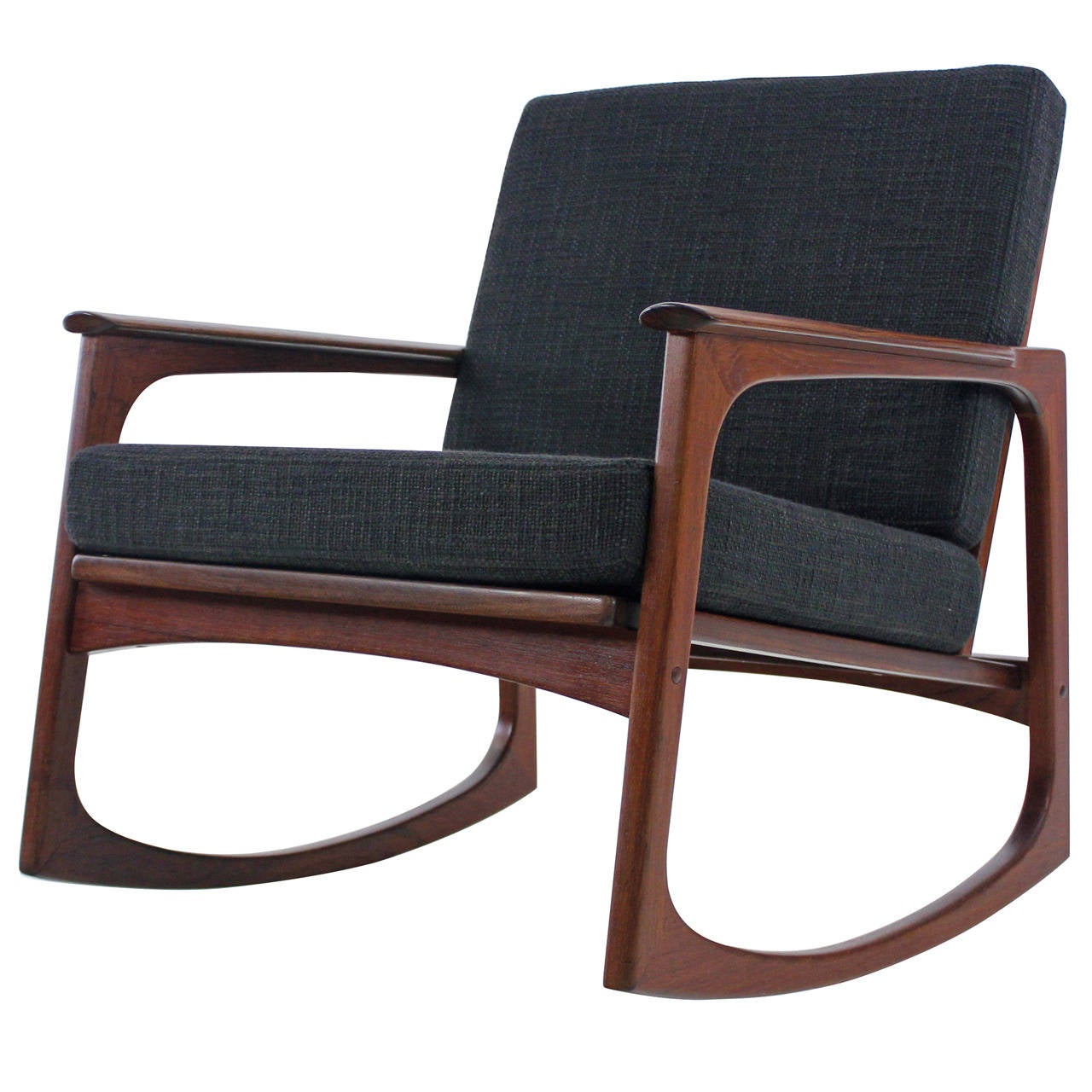 Danish Modern Teak Rocker Designed by Jacob Kjaer For Sale at 1stDibs