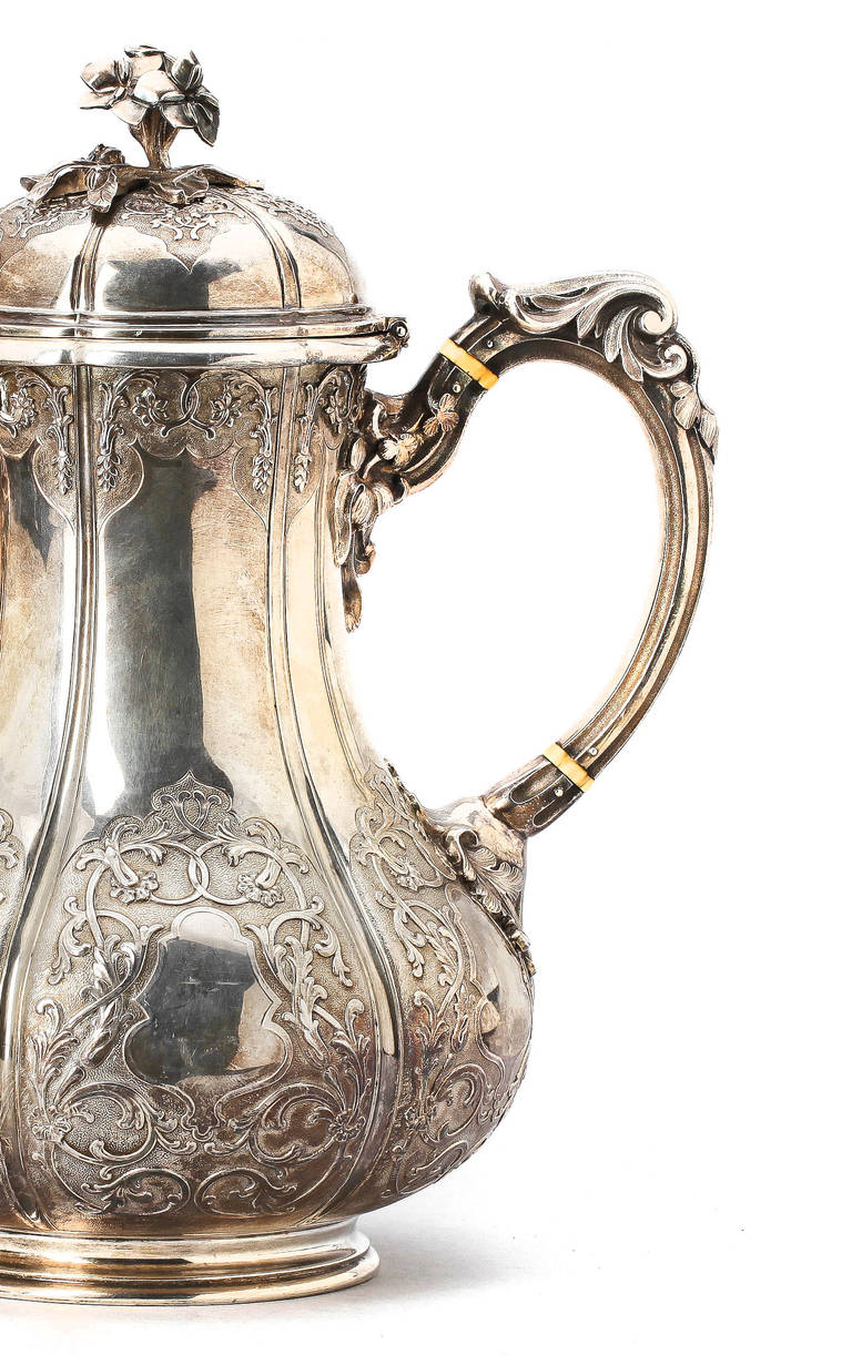 Rare R.s. Garrard and Co London Silver Coffeepot From 1899 at 1stDibs