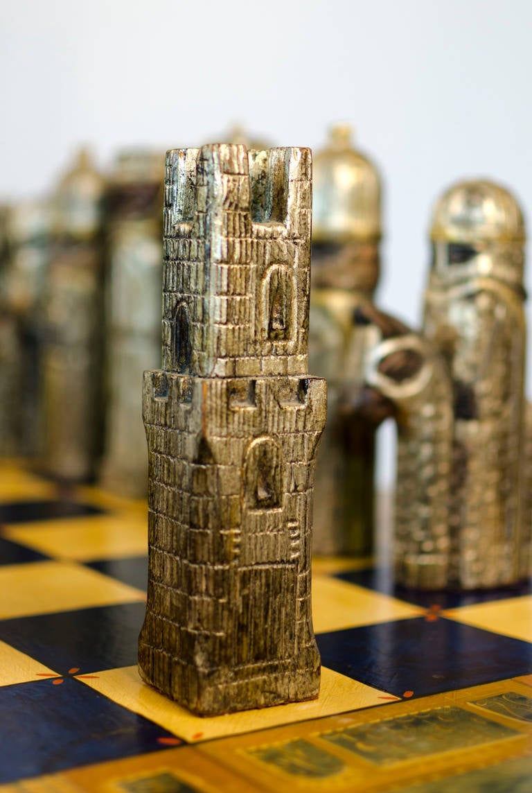 Very Big Rare and Unique Chess Table from Sweden 1850-1900 at 1stDibs