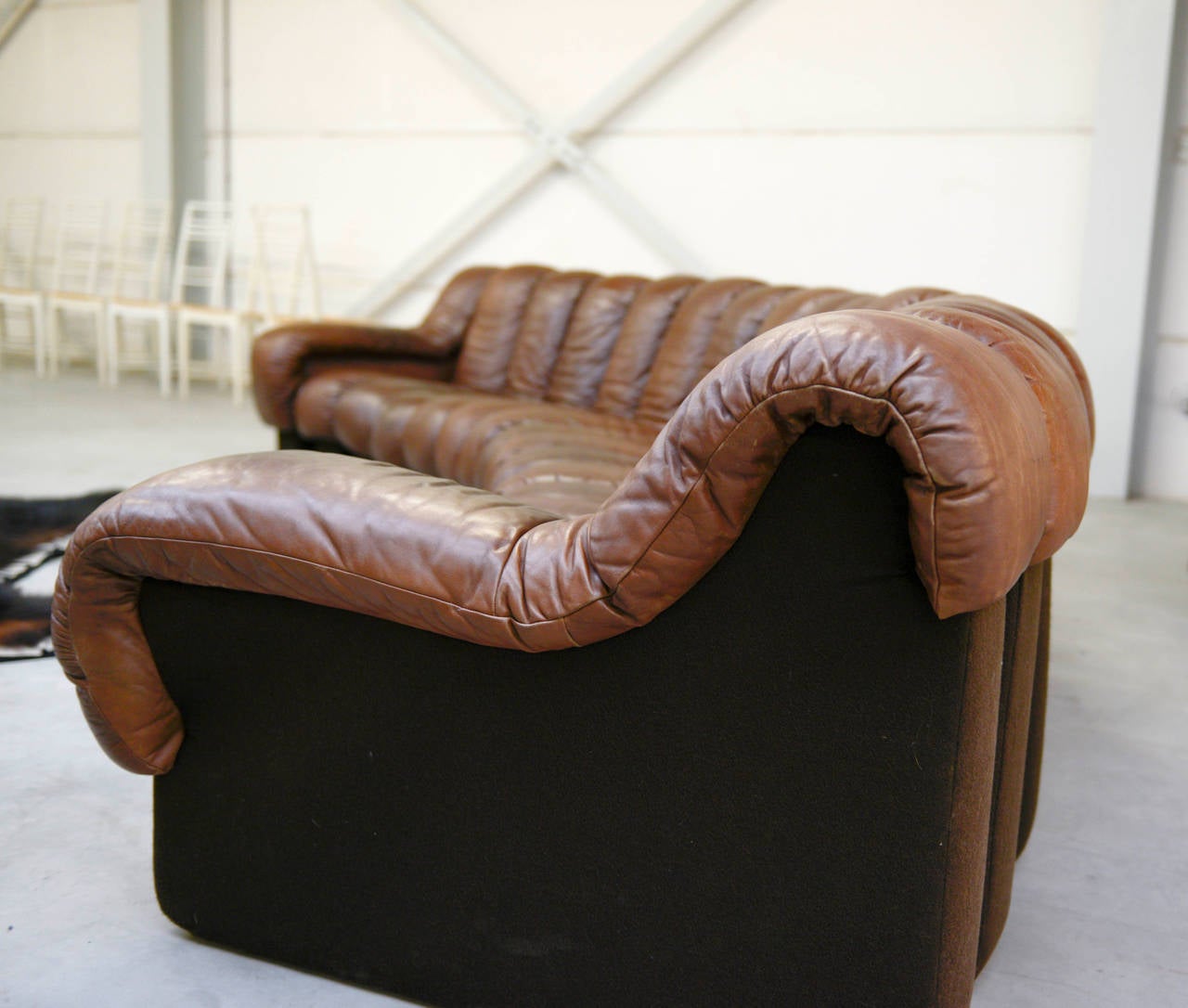 Beautiful ds600 De Sede modular sofa, great patina. at 1stDibs | de ...