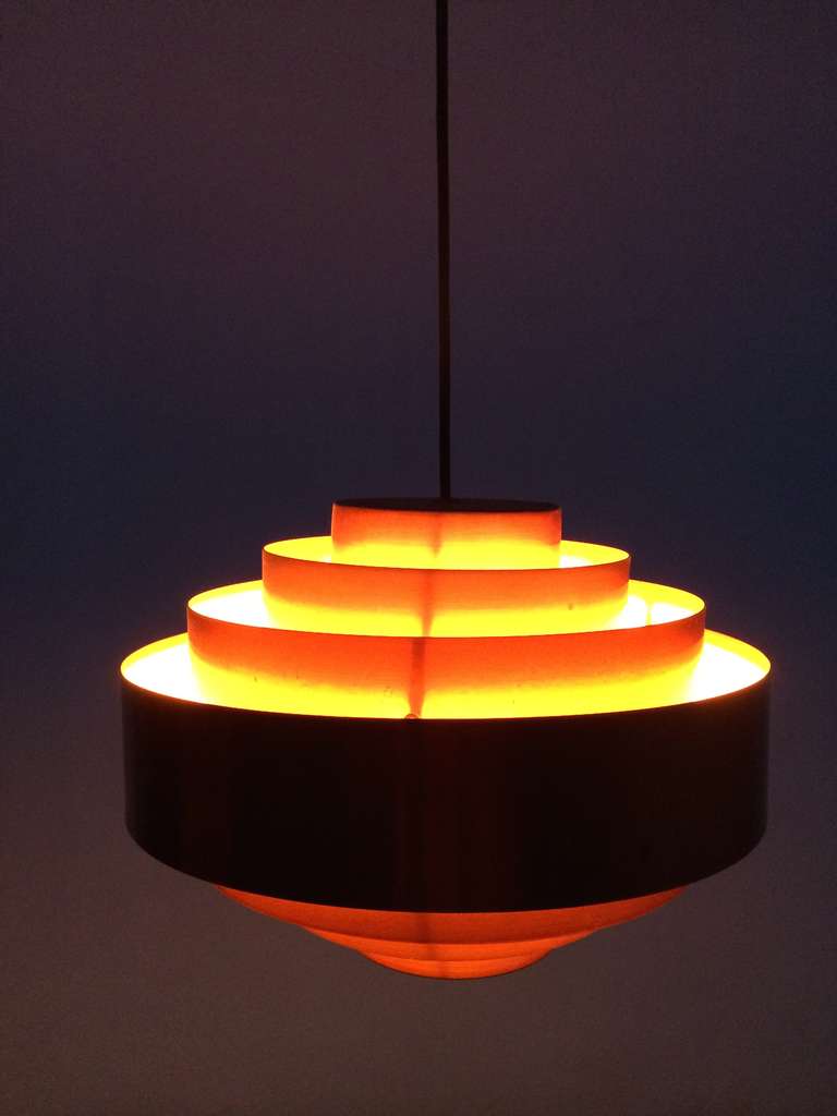 Lovely Jo Hammerborg "Ultra" Brass Pendant for Fog and Morup at 1stDibs ...