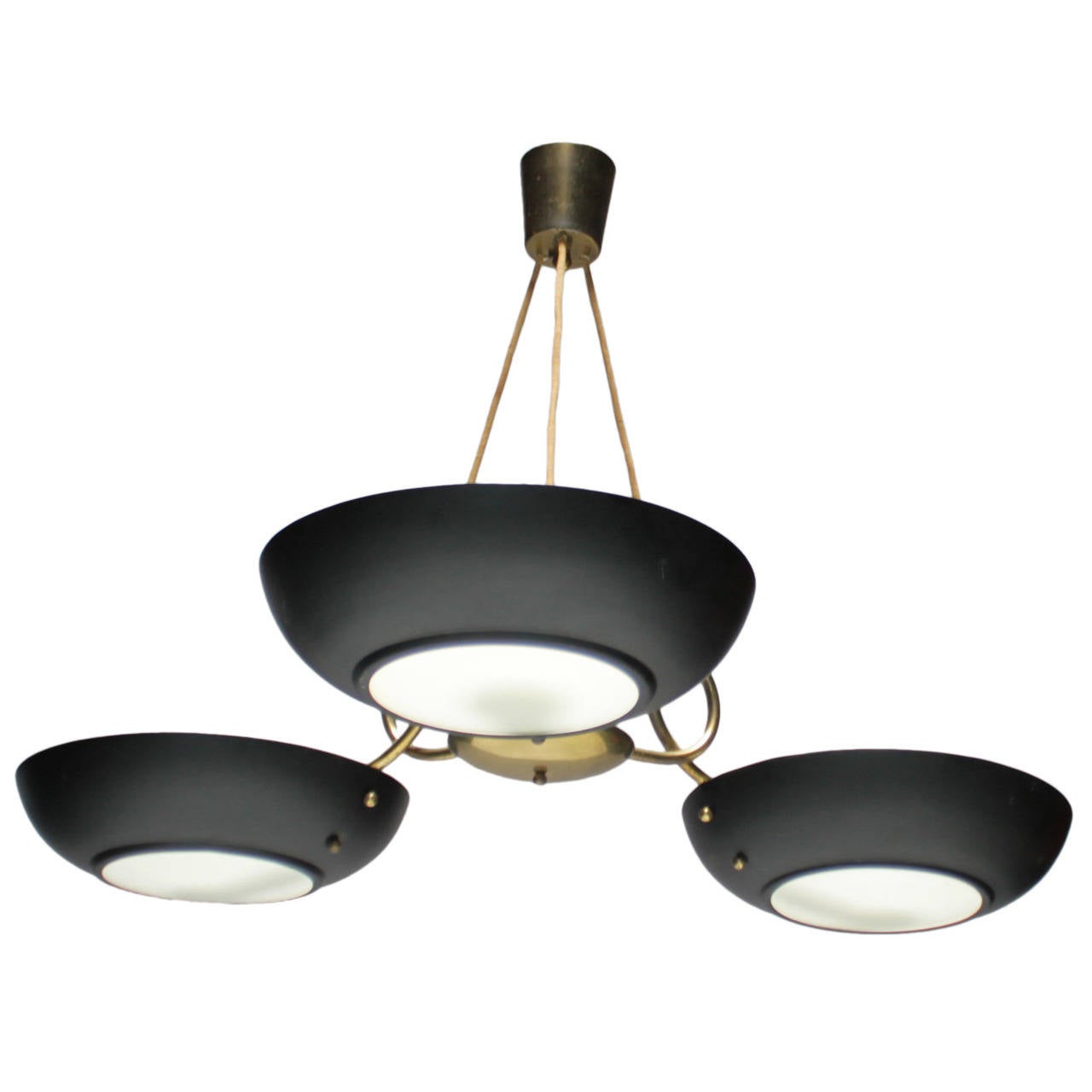 Three-Light Chandelier by Philips at 1stDibs