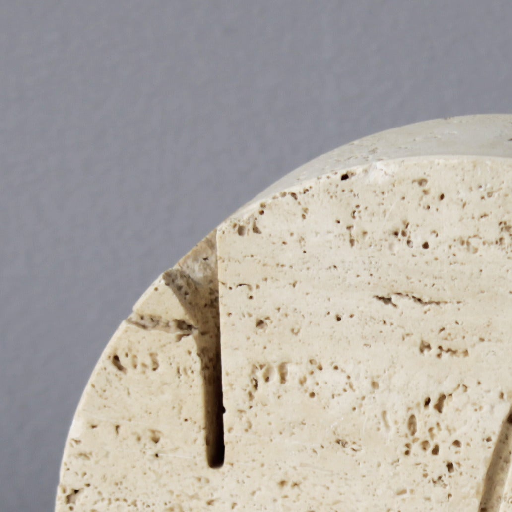 Set of Six Italian Travertine Pieces at 1stDibs