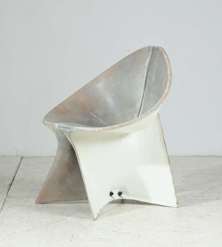Very Rare Two Component Glass Fiber Chair For Sale at 1stDibs