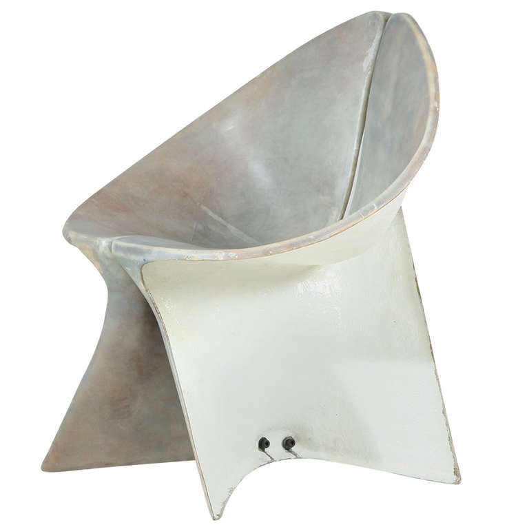 Very Rare Two Component Glass Fiber Chair For Sale at 1stDibs