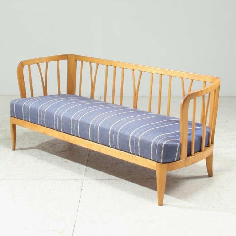 Mid-century Sofa Ulla By Swedish Designer Carl Malmsten For Sale at 1stDibs