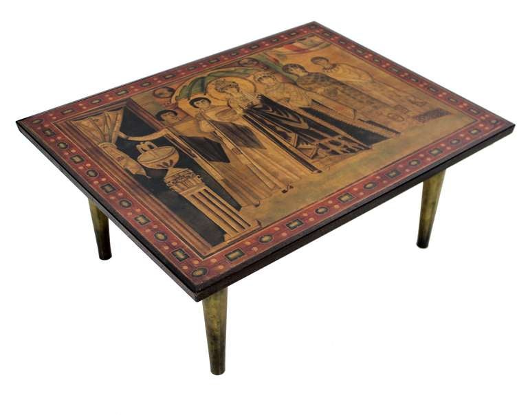 A Hand Painted Byzantine Themed Occasional Table at 1stDibs | byzantine ...