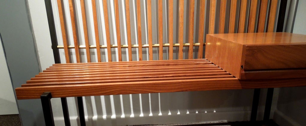 Scandinavian coat rack and bench at 1stDibs