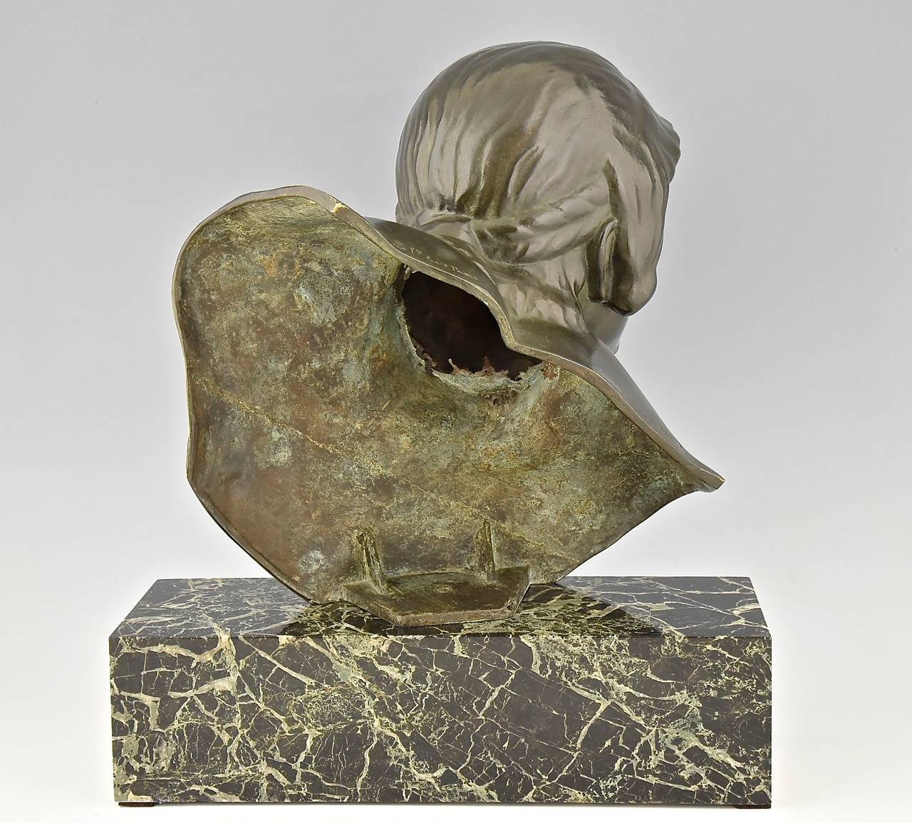 Art Deco Bronze Sculpture Gladiator Constant Roux, France, 1920 at 1stDibs