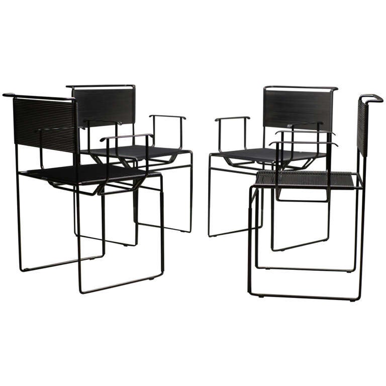 Spaghetti chairs, designed by Giandomenico Belotti at 1stDibs
