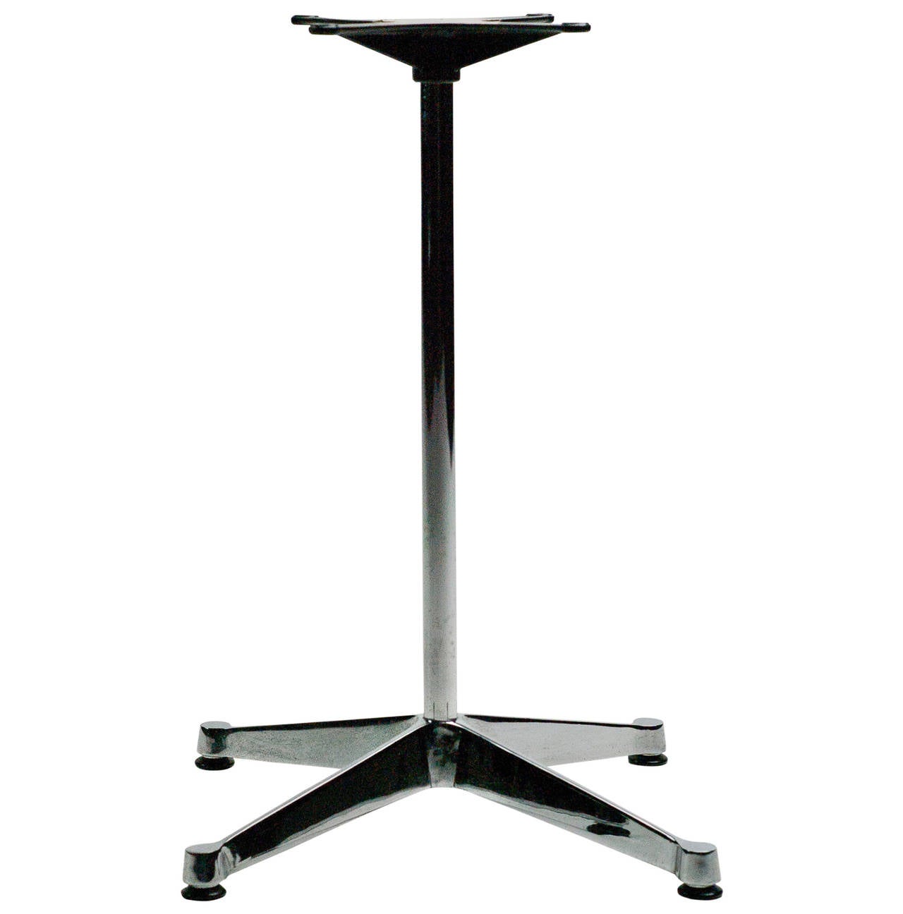 Charles and Ray Eames Contract Base Table Base in Chrome at 1stDibs