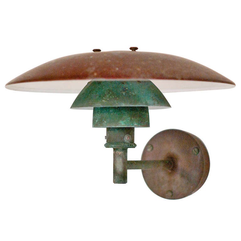 PH 4/3 wall lamps designed by Poul Henningsen for Louis Poulsen at 1stDibs