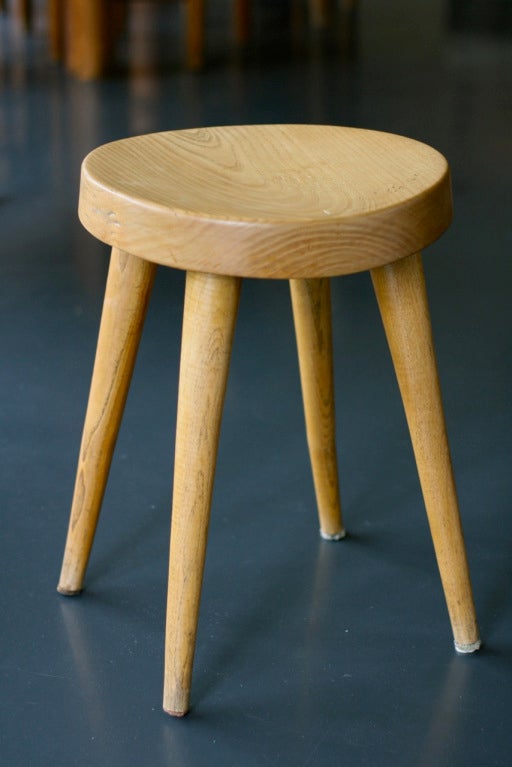 Rare 4 leg stool by Charlotte Perriand for Steph Simon For Sale at ...