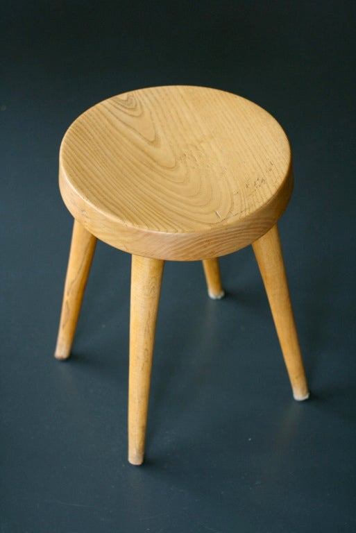 Rare 4 leg stool by Charlotte Perriand for Steph Simon For Sale at ...