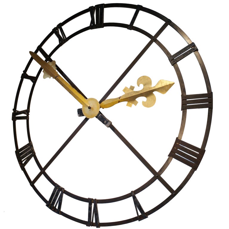 Impressive Skeleton Clock-Face at 1stDibs