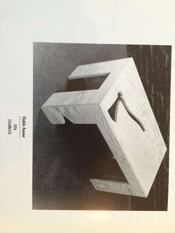 Rare 1976 Surrealist Table / Sculpture By Jean Claude Biraben For Sale ...