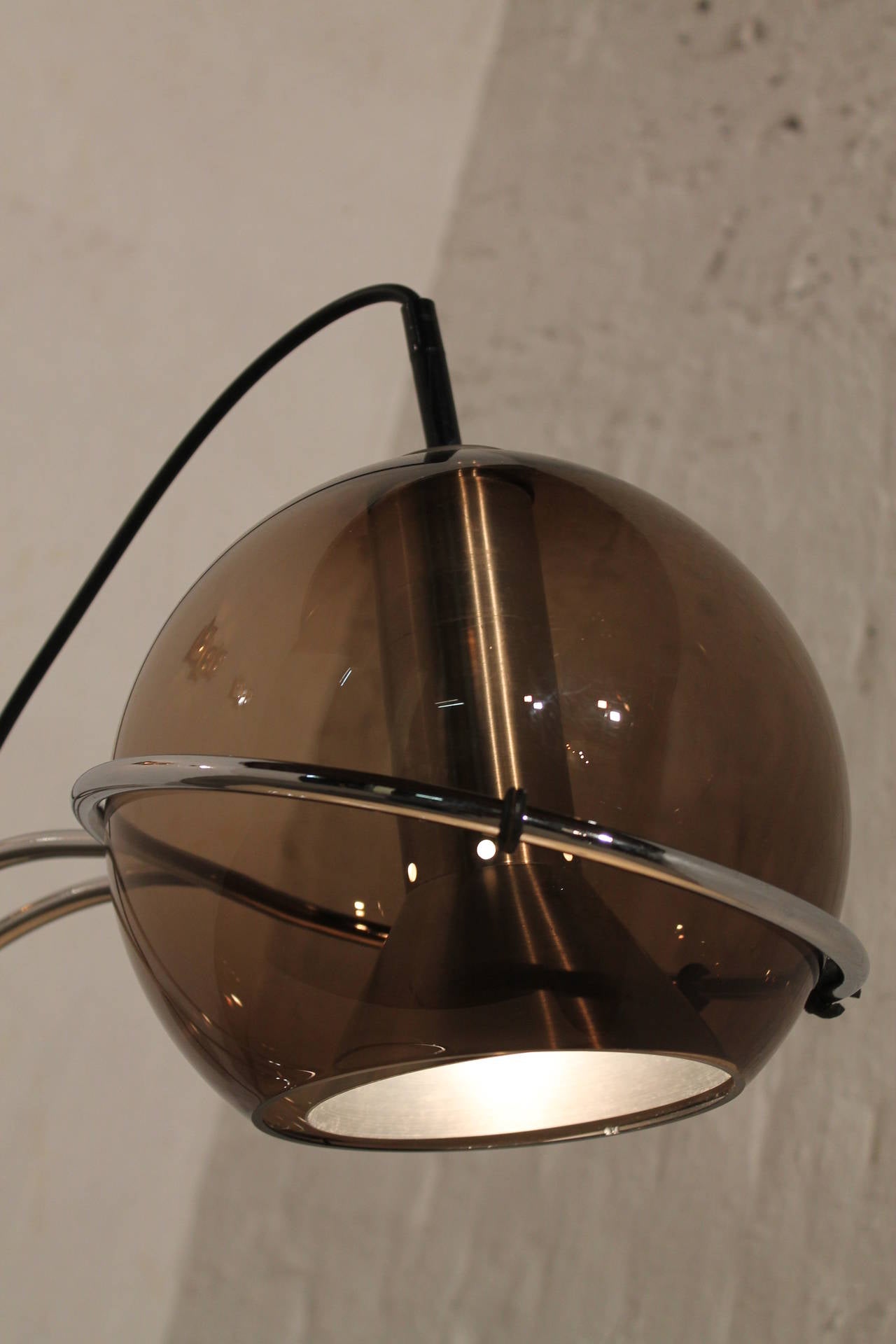 A Glass Globe Desk Lamp at 1stDibs