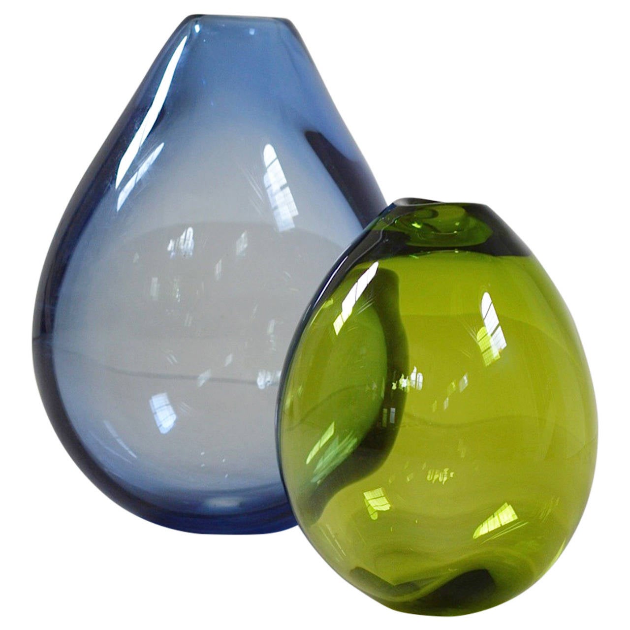 Rare Extra Large ''Drop Vases'' by Per Lutken for Holmegaard at 1stDibs