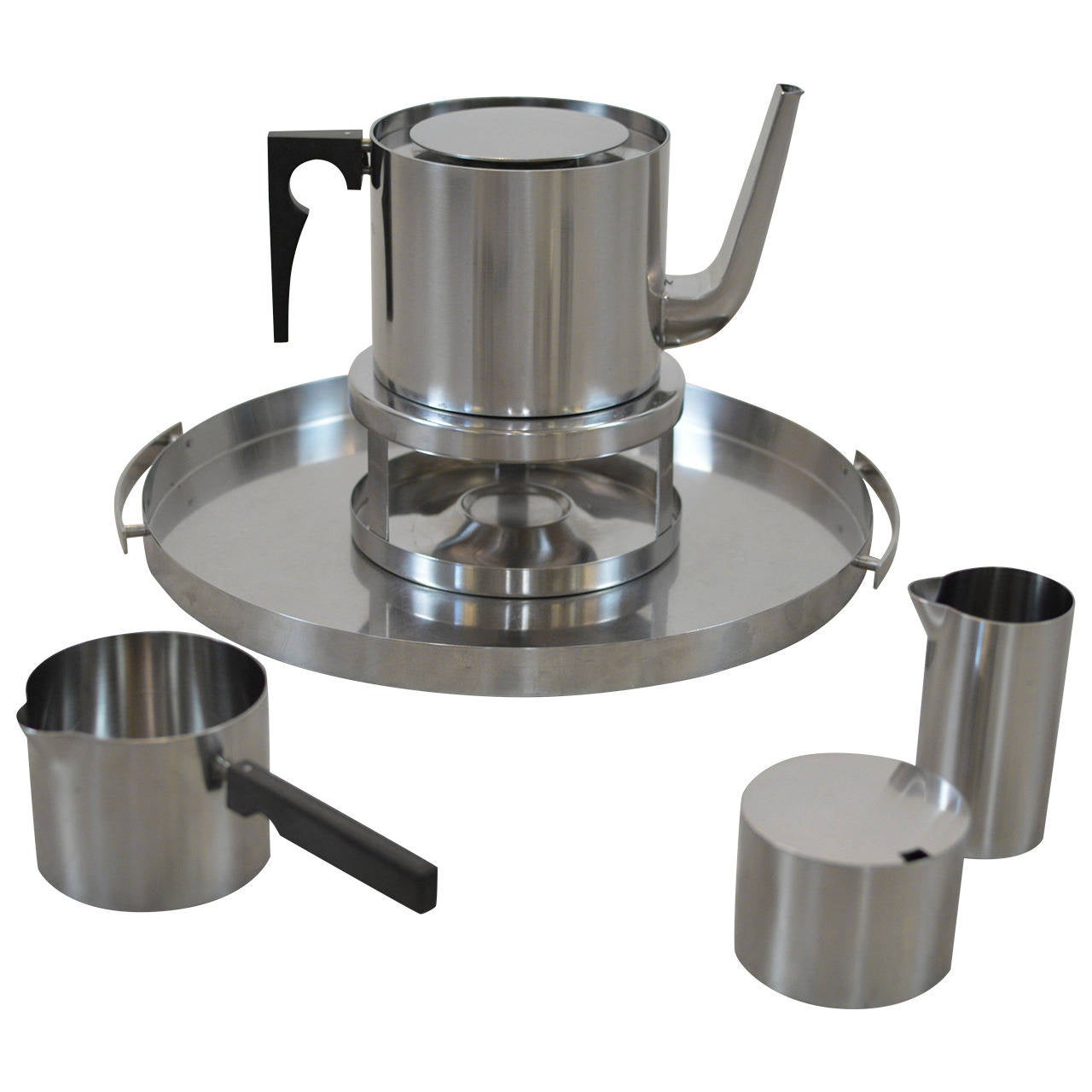 Iconic 1967 Cylinda-Line Tea Set by Arne Jacobsen for Stelton at ...