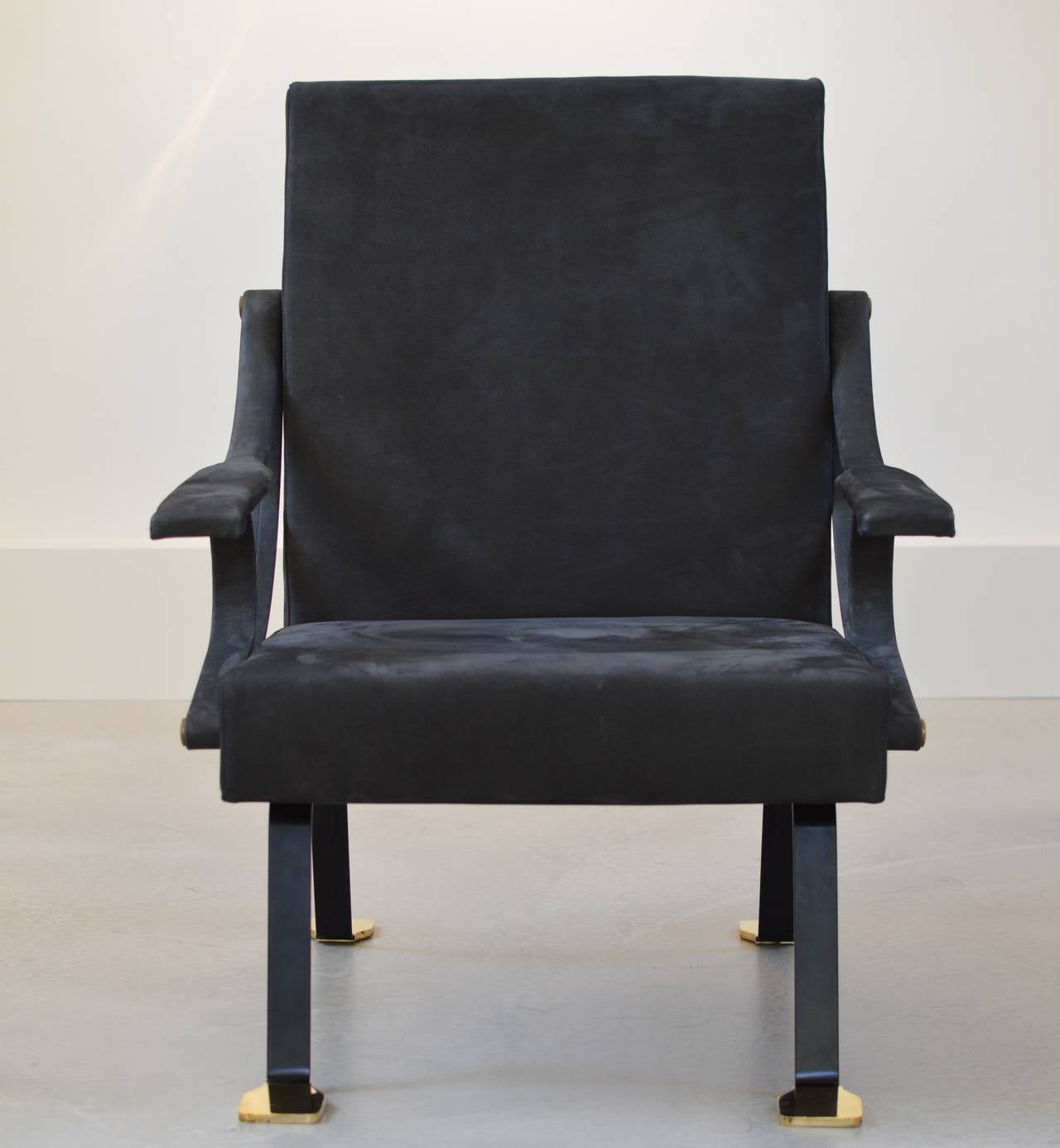 "Digamma" Armchair by Ignazio Gardella at 1stDibs | ignazio gardella chair