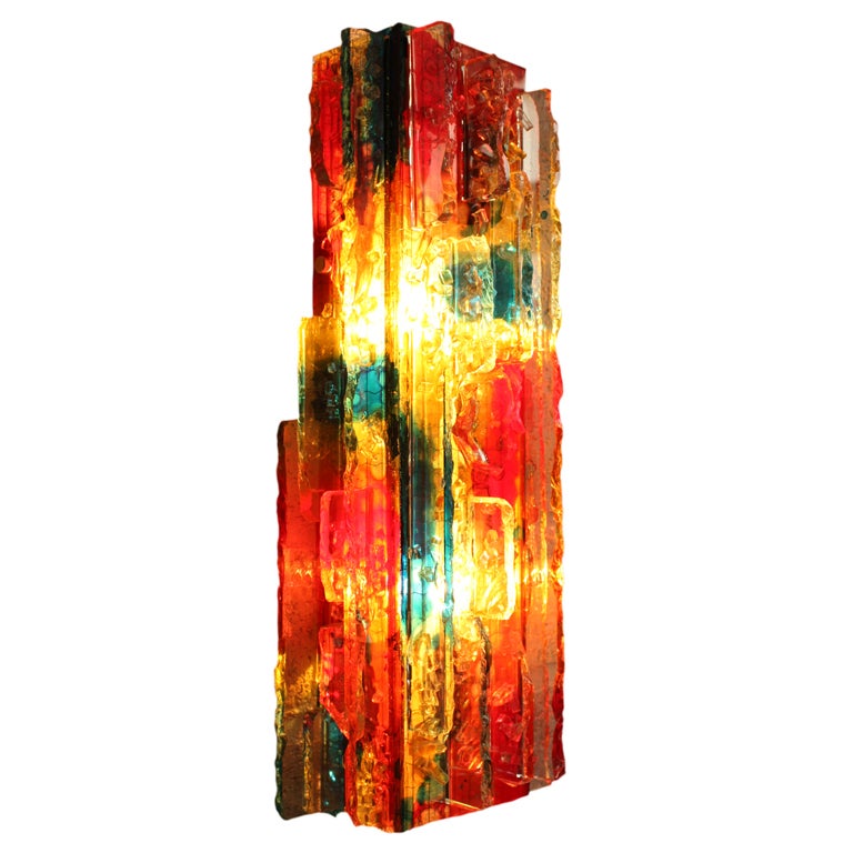 Raak Chartres Glas Lamp Dutch Design at 1stDibs