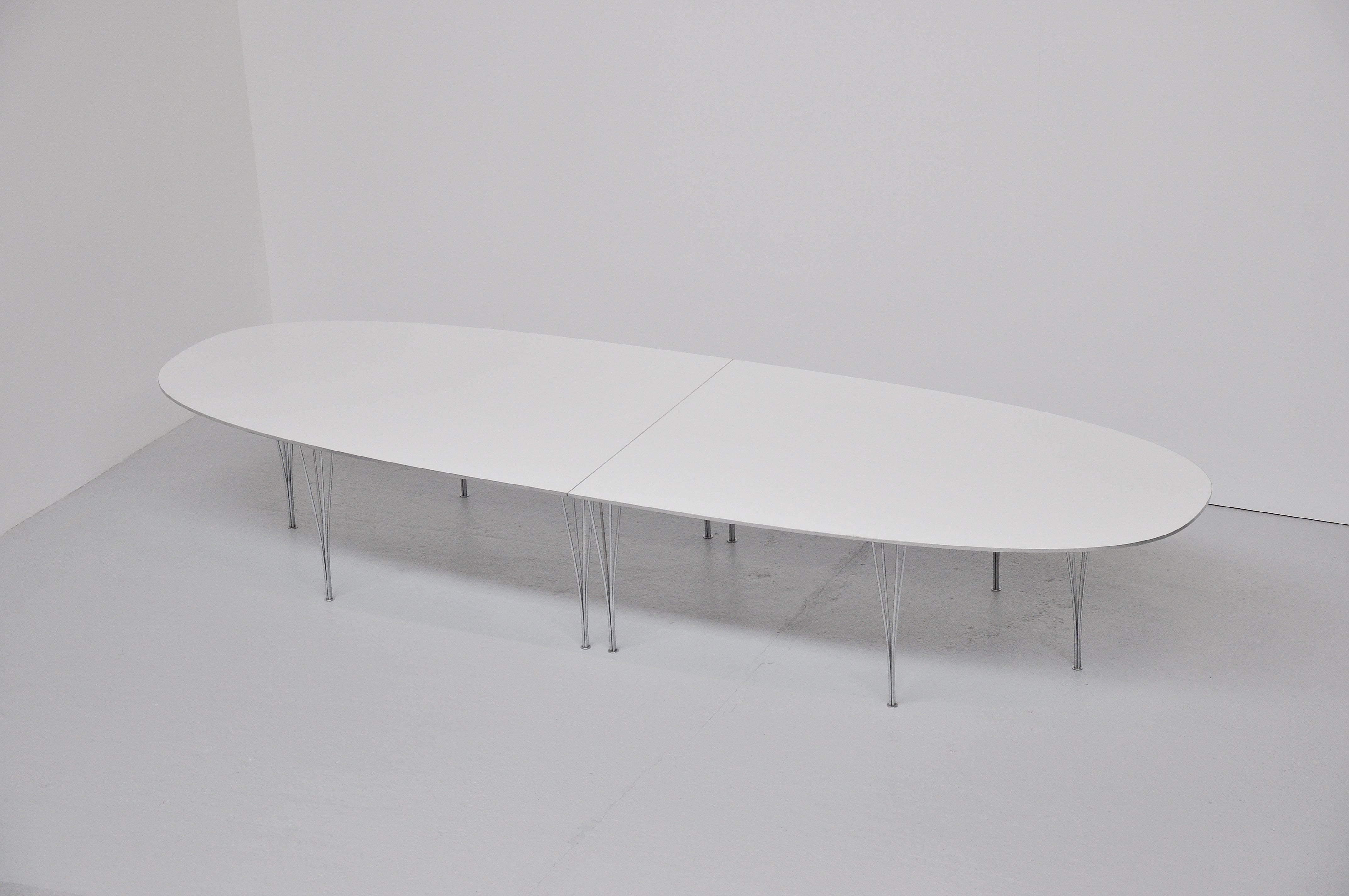 Piet Hein and Bruno Mathsson 158" inch super Ellips table 1968 at 1stDibs