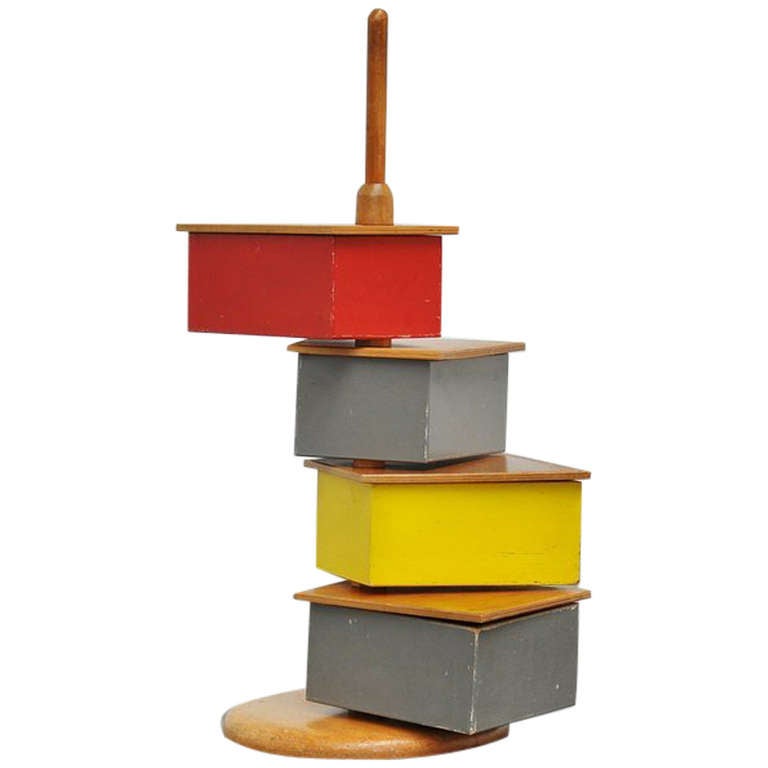 Cees Braakman Pastoe Sewing Box 1950 De stijl era at 1stDibs