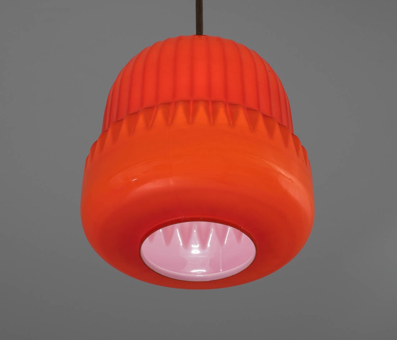 Ceiling Lamps with Red Colored Glass Shade For Sale at 1stDibs