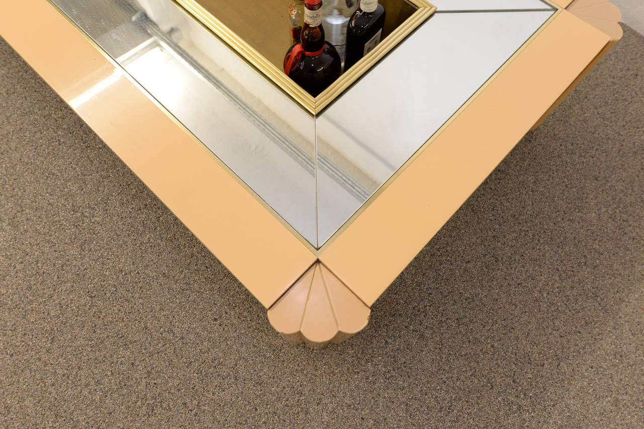 Alain Delon Coffee Table for Maison Jansen at 1stDibs