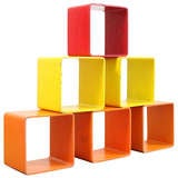 Brightly Colored Storage Cubes at 1stdibs