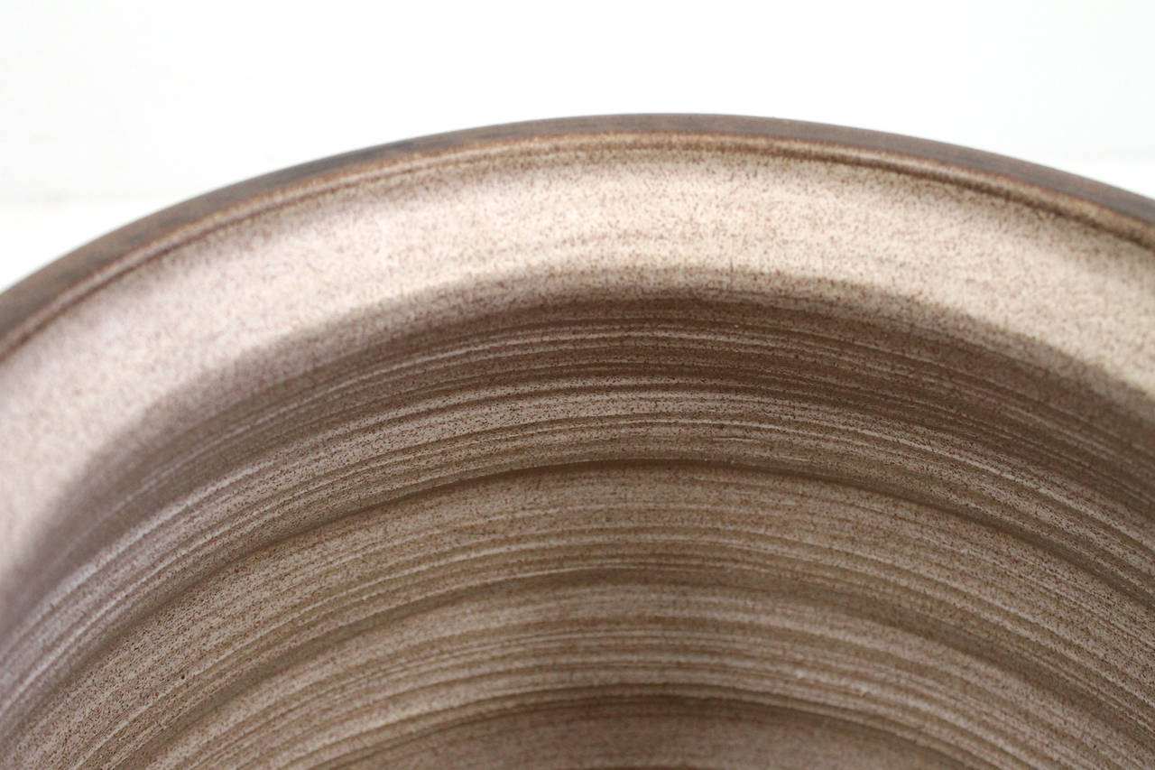 Monumental Studio Pottery Floor Vase by Broudo at 1stDibs