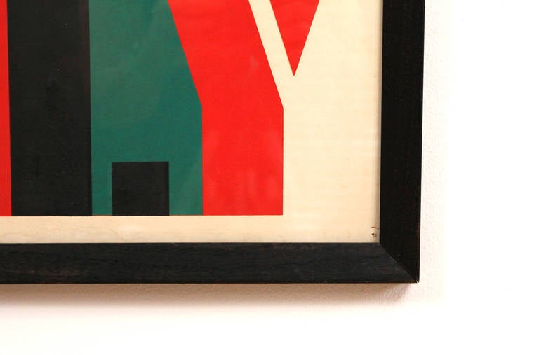 Modernist Italy Poster at 1stDibs