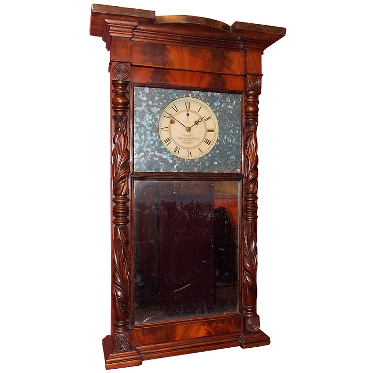 19th c. Munger and Benedict New York Shelf Clock at 1stDibs