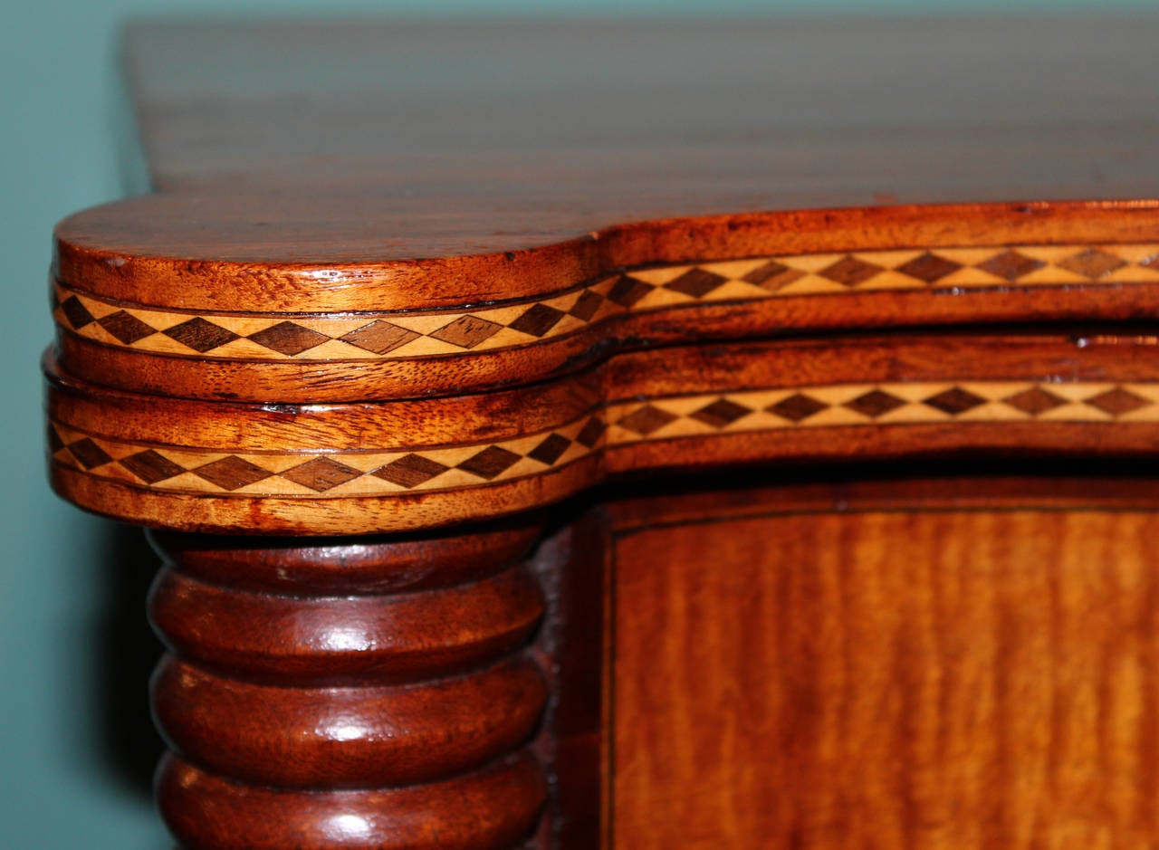 Federal Period , Sheraton Card Table from Salem, Massachusetts at 1stDibs