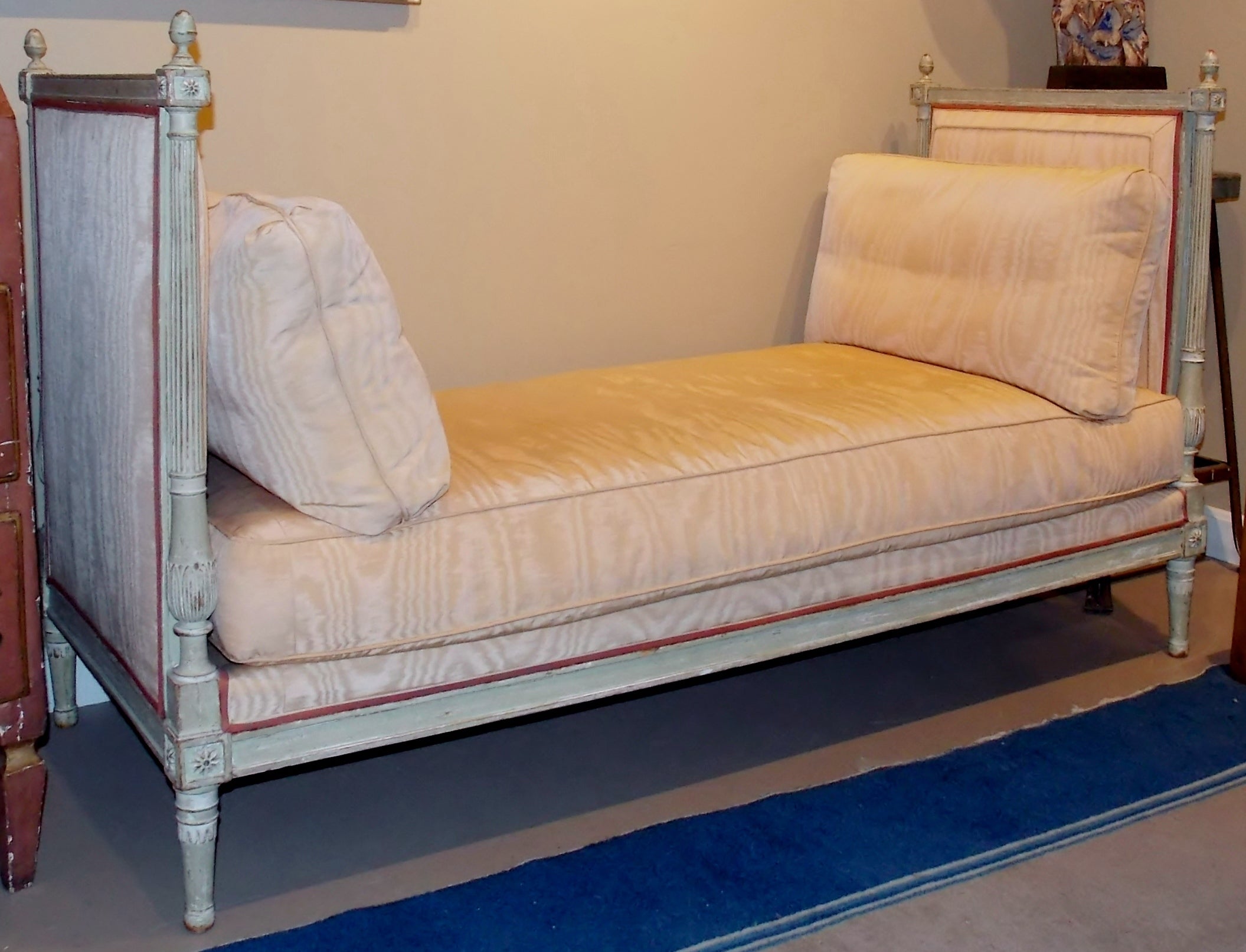 Diminutive French Polychromed Daybed at 1stDibs