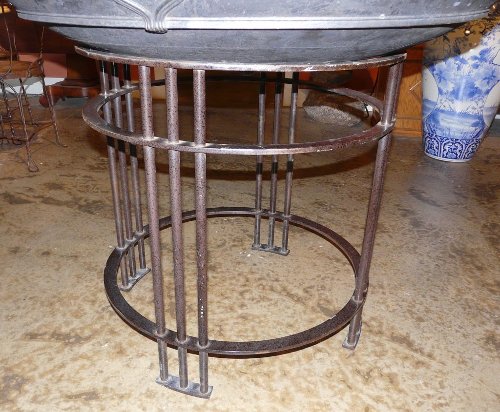 Bronze Charakku On Stand - Fantastic Jardiniere Or Centerpiece at 1stDibs