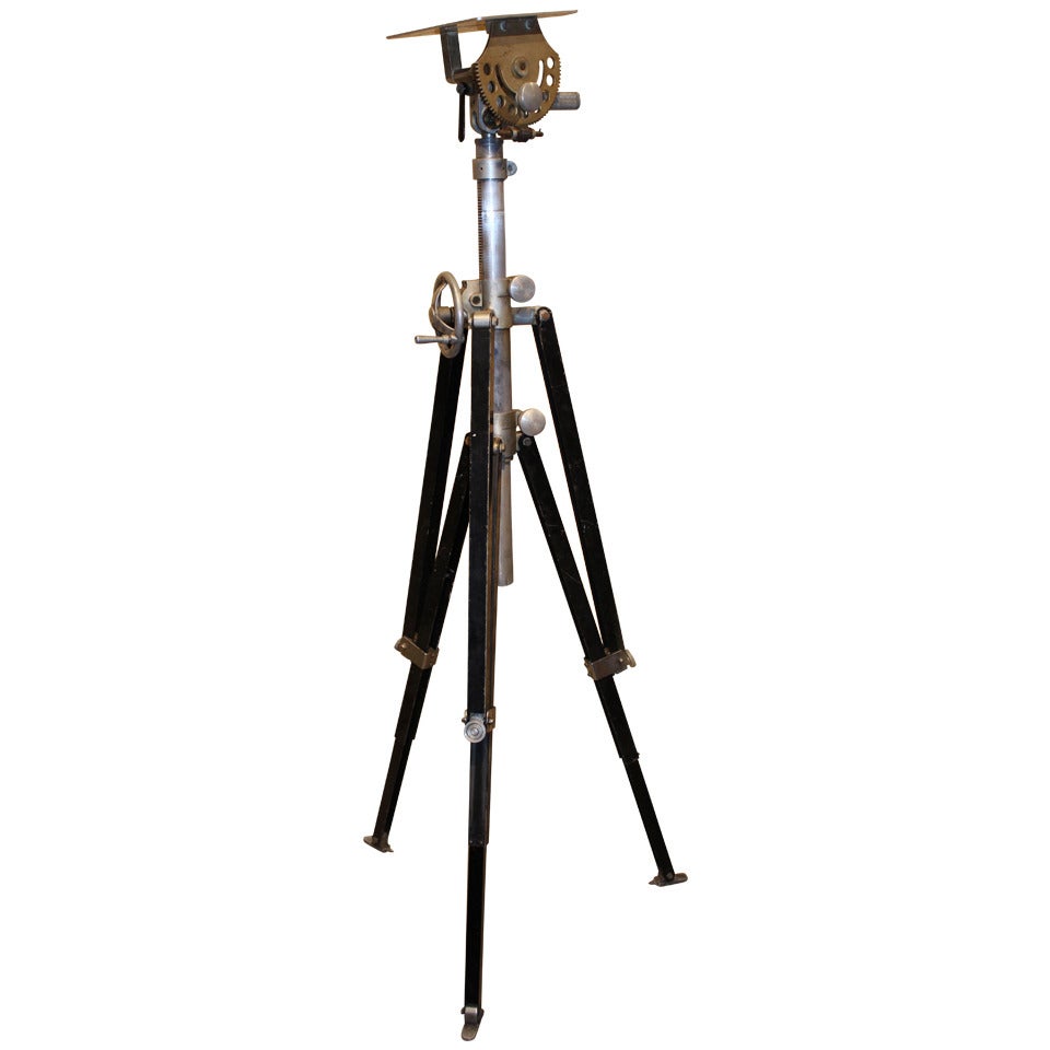 Mid Century Fastax High Speed Camera Tripod at 1stDibs | fastax camera