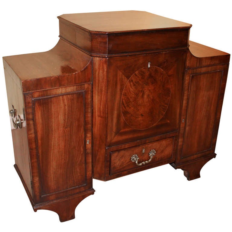 Late 18th /Early 19th c. Mahogany Cellarette or Wine Cooler at 1stDibs