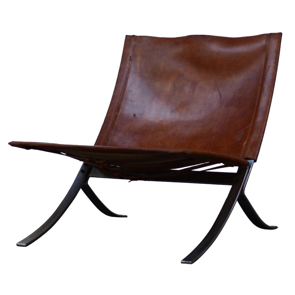 Steen Ostergaard Leather Armchair For Sale at 1stDibs