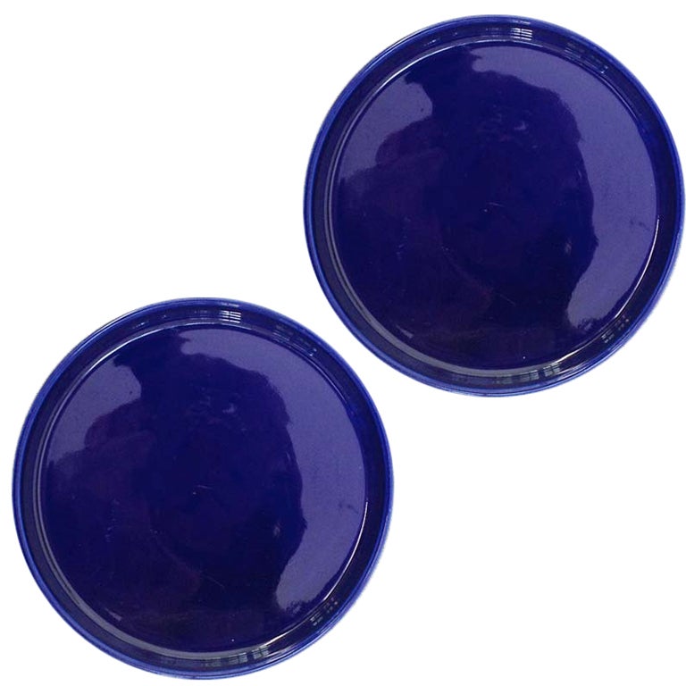 Arne Jacobsen Royal Hotel Sas Blue Ashtrays at 1stDibs